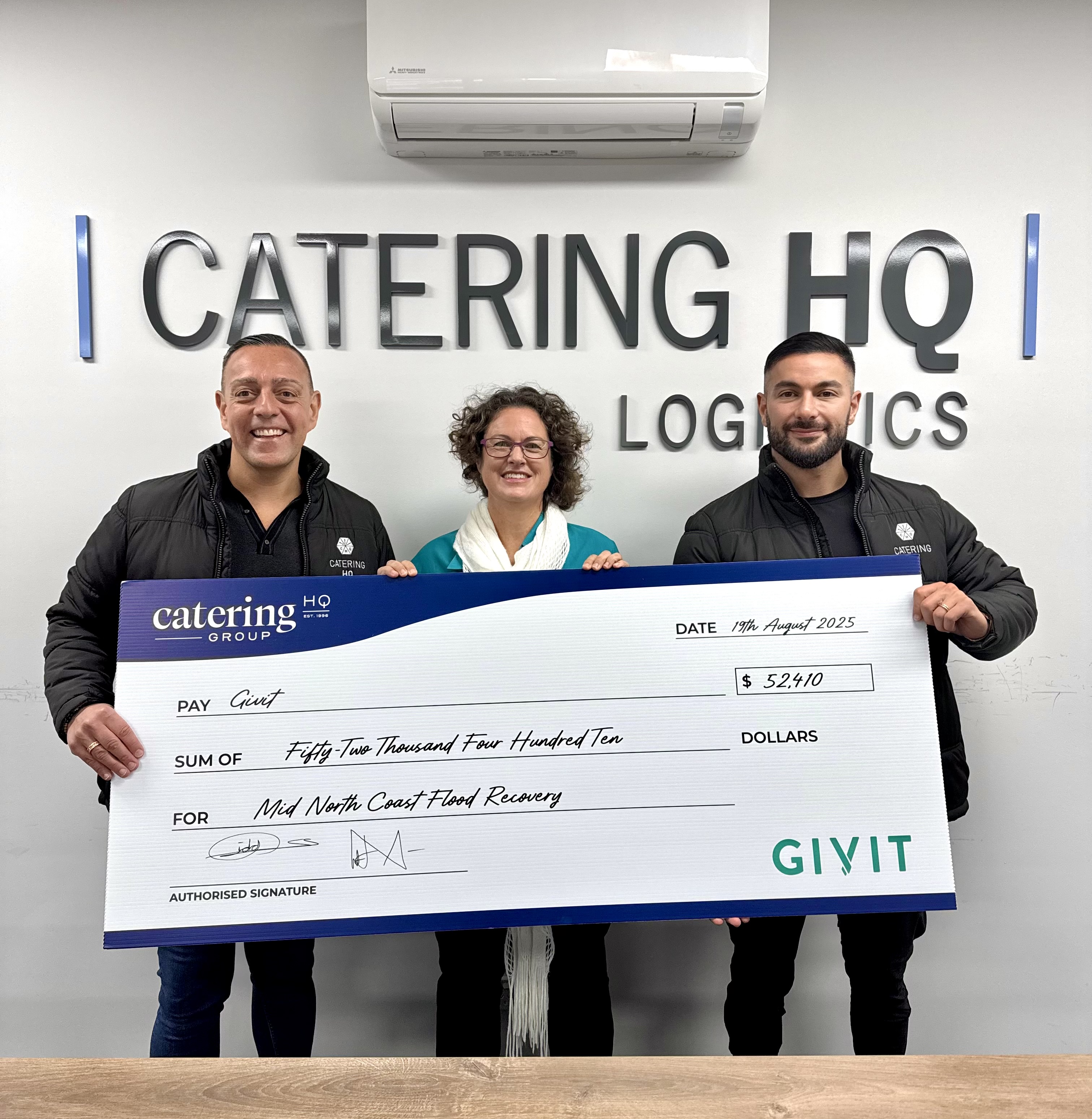 Catering HQ Group Donation | ClubsNSW